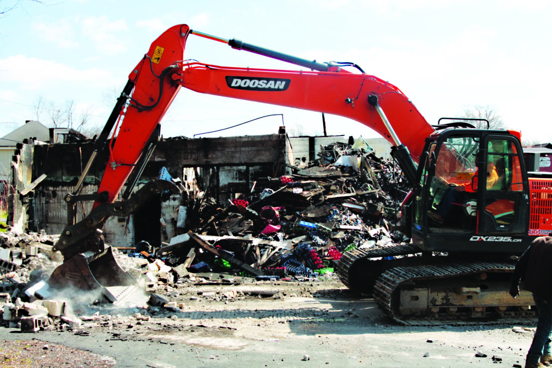 Demolition begins on Gina’s Drive Thru | News, Sports, Jobs - Morning ...